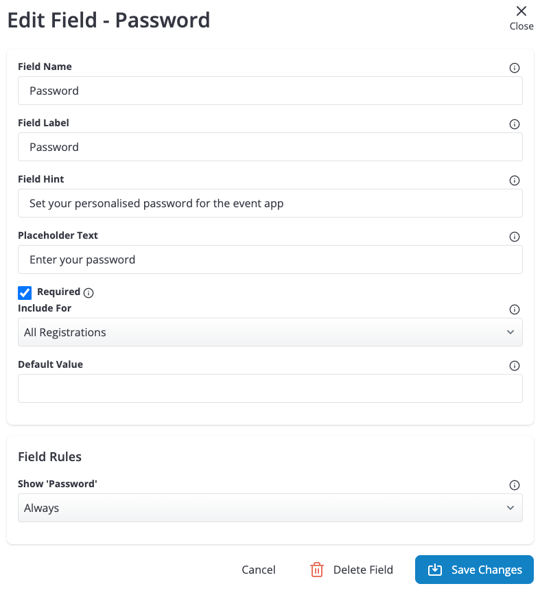Adding Profile Fields and Items to the Registration Form – Entegy